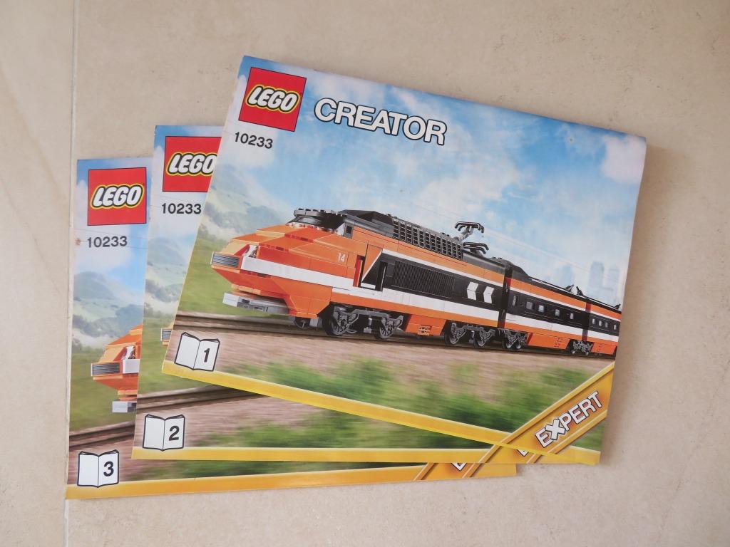 二手LEGO 火車 TRAIN 10233說明書, 兒童＆孕婦用品, 嬰兒玩具 - Carousell
