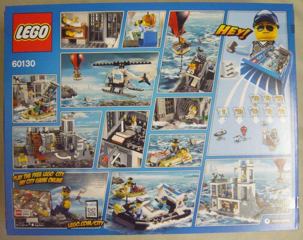 LEGO City 60130 Prison Island (全新 絕版 未開 MISB 與 60246 60049 4440 60008 ...