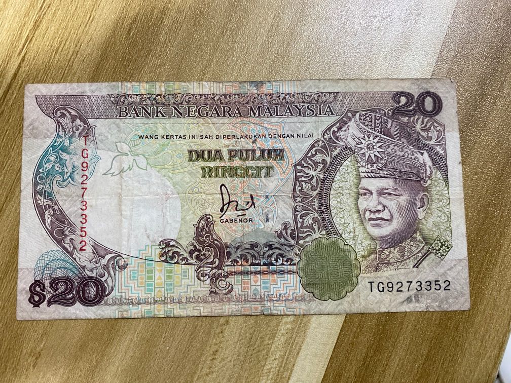 Malaysia Old Note RM 20, Hobbies & Toys, Collectibles & Memorabilia ...