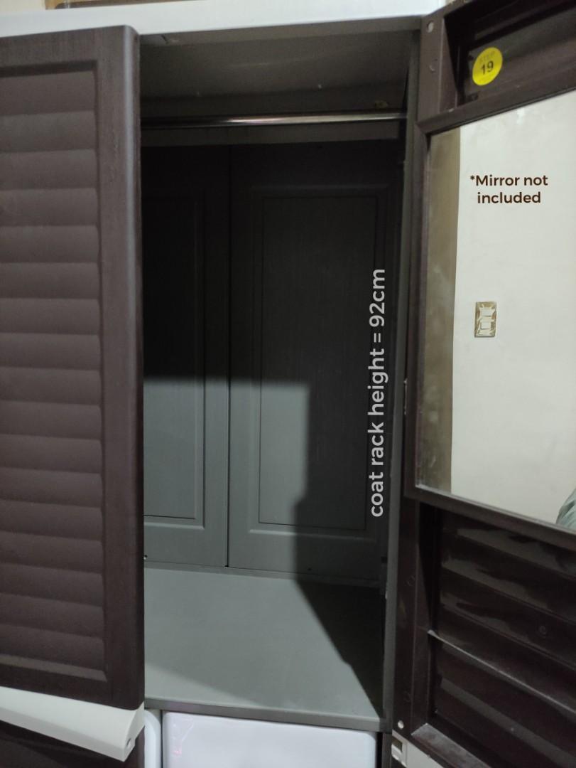 MegaBox Click-lock Self-Space Wardrobe (Brown), Furniture & Home Living ...