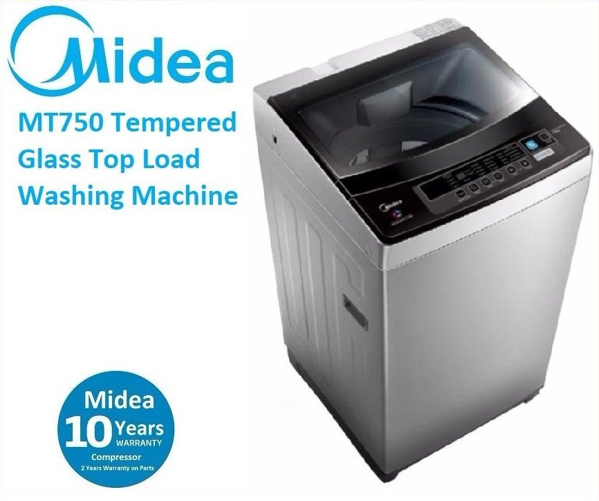 Midea MT750 Top Load Washing Machine 7kg, TV & Home Appliances, Washing ...
