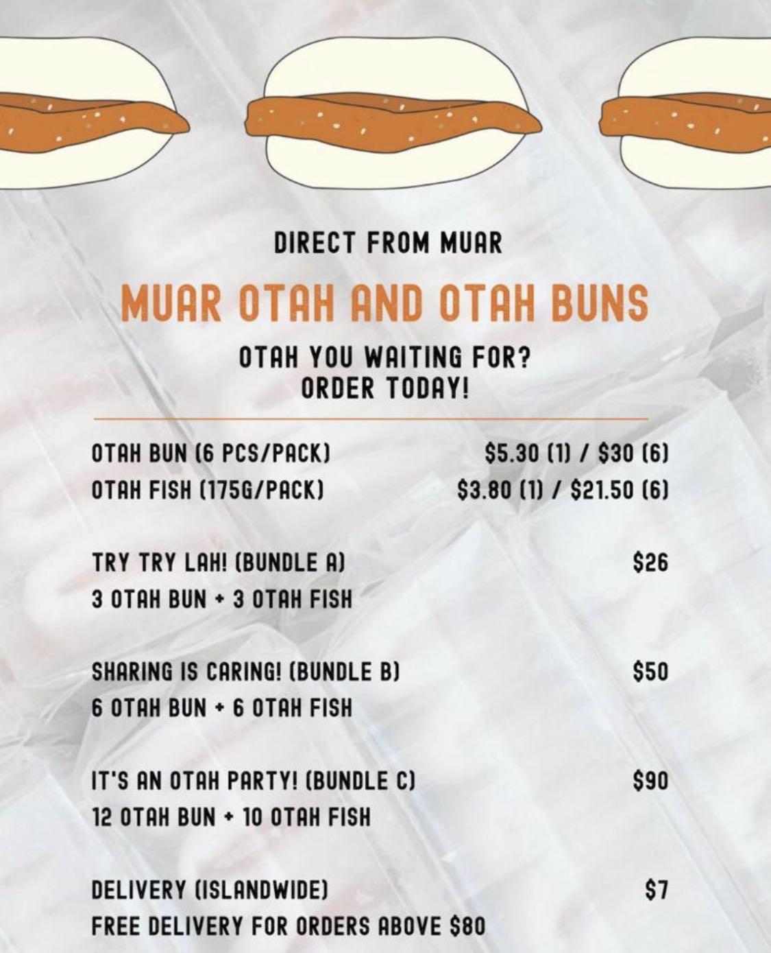 Muar Otah & Otah Bun, Food & Drinks, Homemade Bakes on Carousell