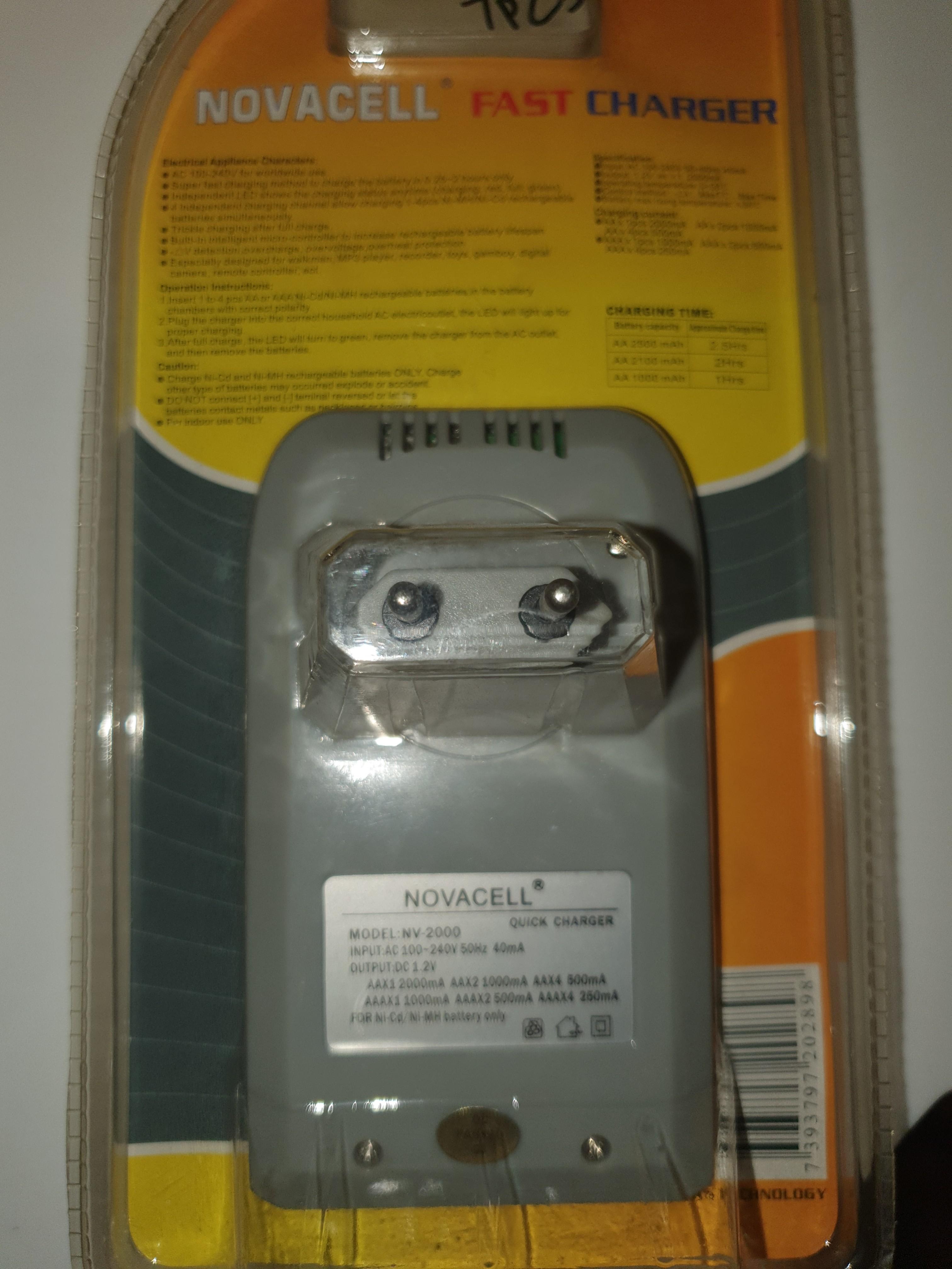 Novacell NV-2000 battery charger, Mobile Phones & Gadgets, Mobile ...