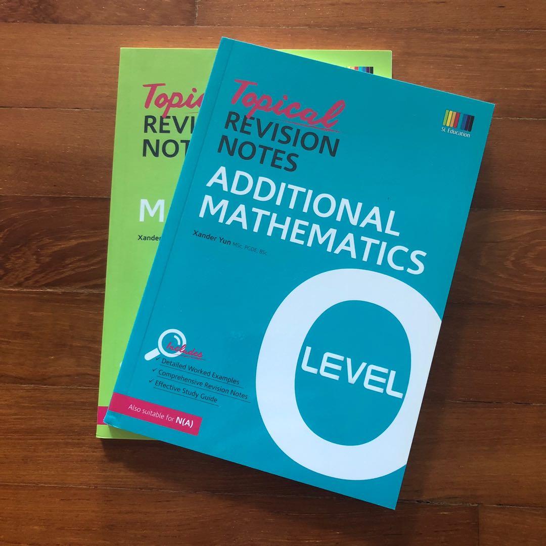 O Levels Math Topical Revision Notes / NTU Engineering Book, Hobbies ...