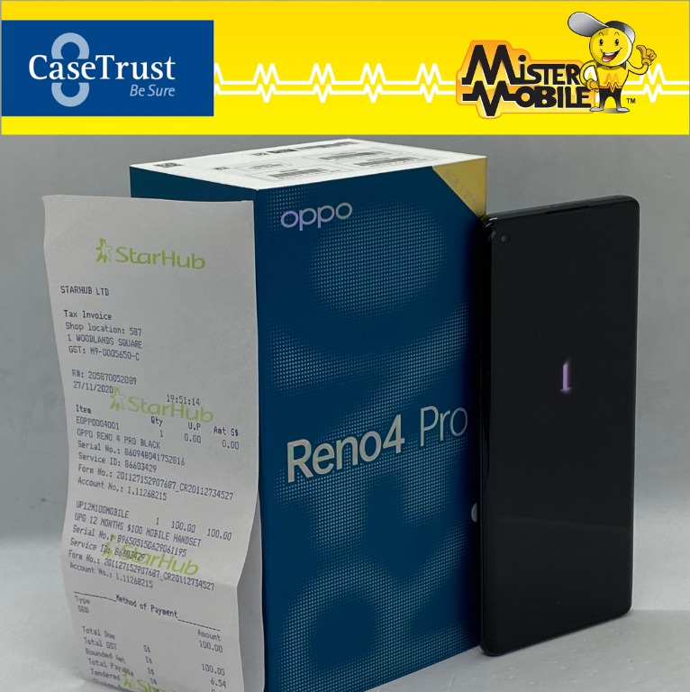 Oppo Reno 4 Pro 256 256GB Starry Night Used Local, Mobile Phones ...