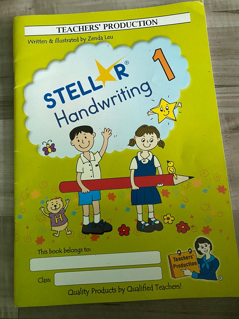 p1 stellar handwriting workbook, Books & Stationery, Textbooks, Primary ...