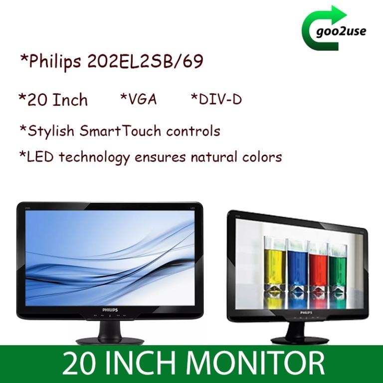 Philips 20 inch monitor 202EL2SB/69, Computers & Tech, Parts ...