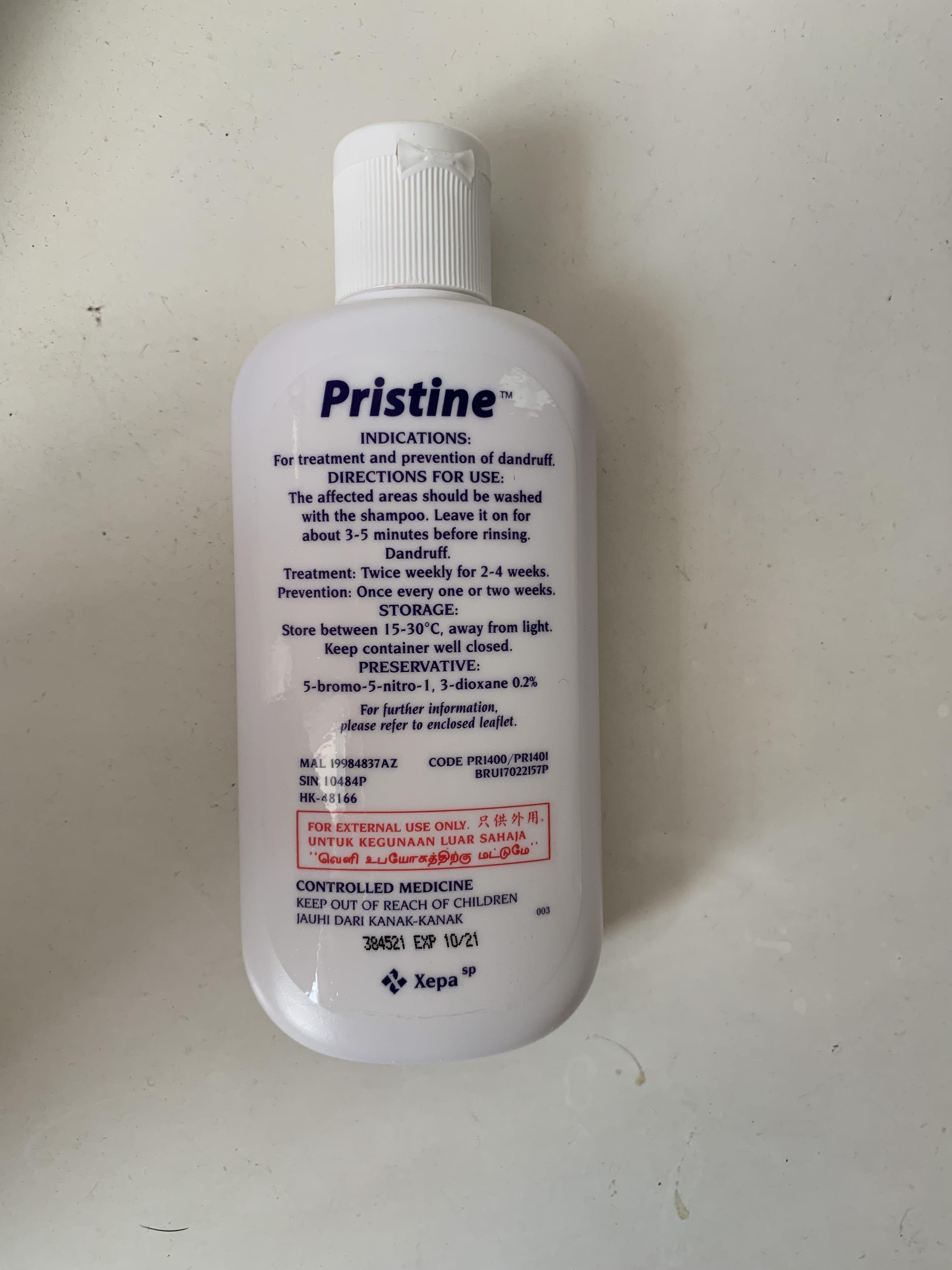 Pristine Anti-Dandruff Shampoo 120ml, Beauty & Personal Care, Hair on ...