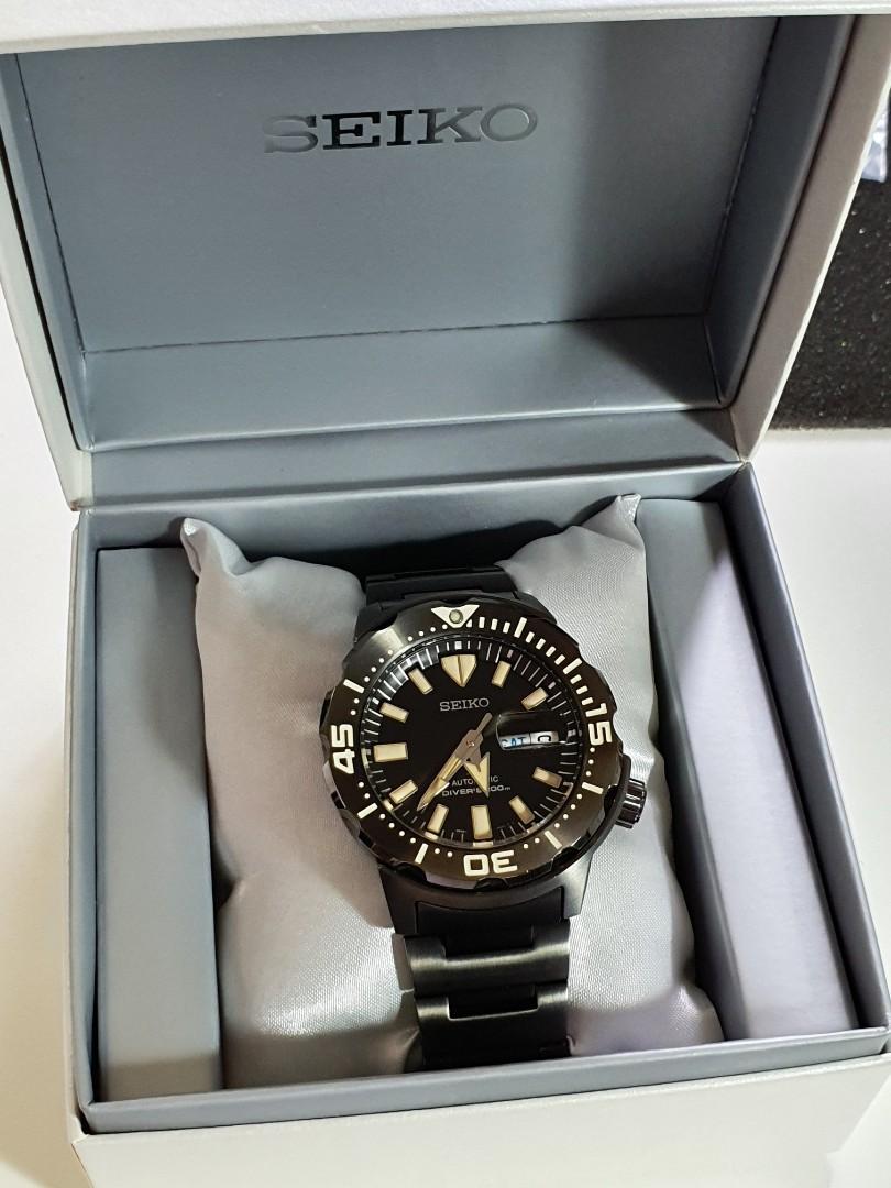 SEIKO Monster Gun Metal (Rare) SRPD29, Men's Fashion, Watches ...