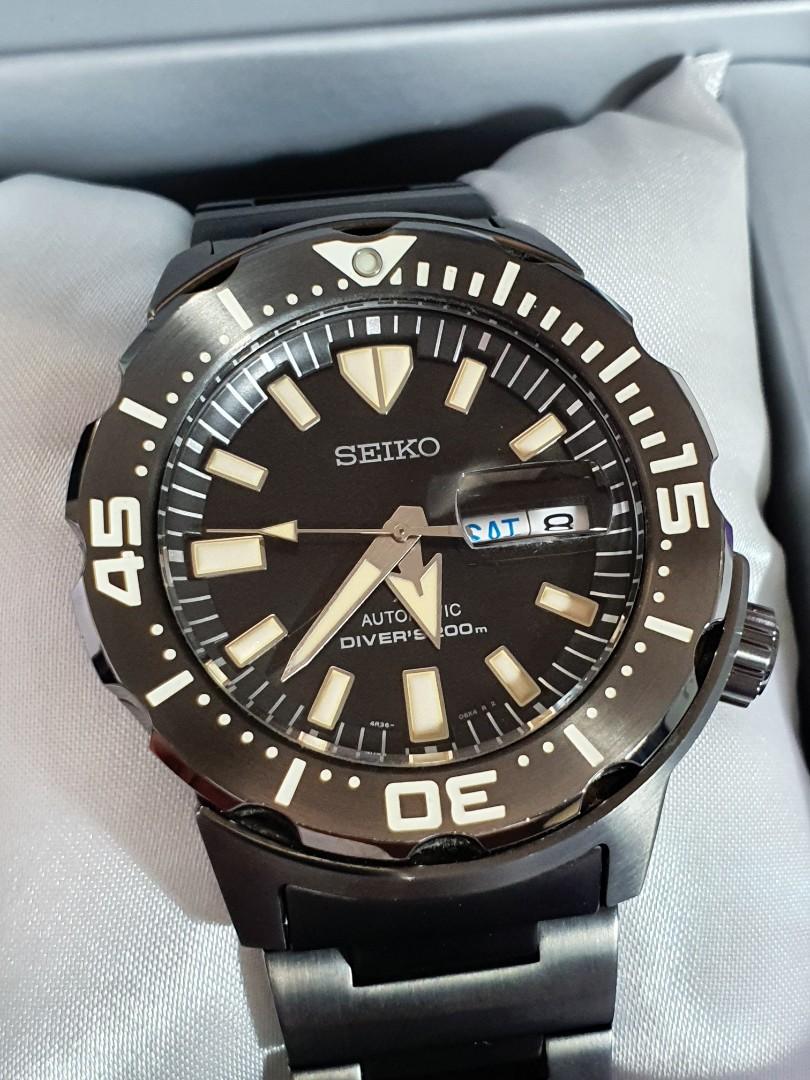 SEIKO Monster Gun Metal (Rare) SRPD29, Men's Fashion, Watches ...