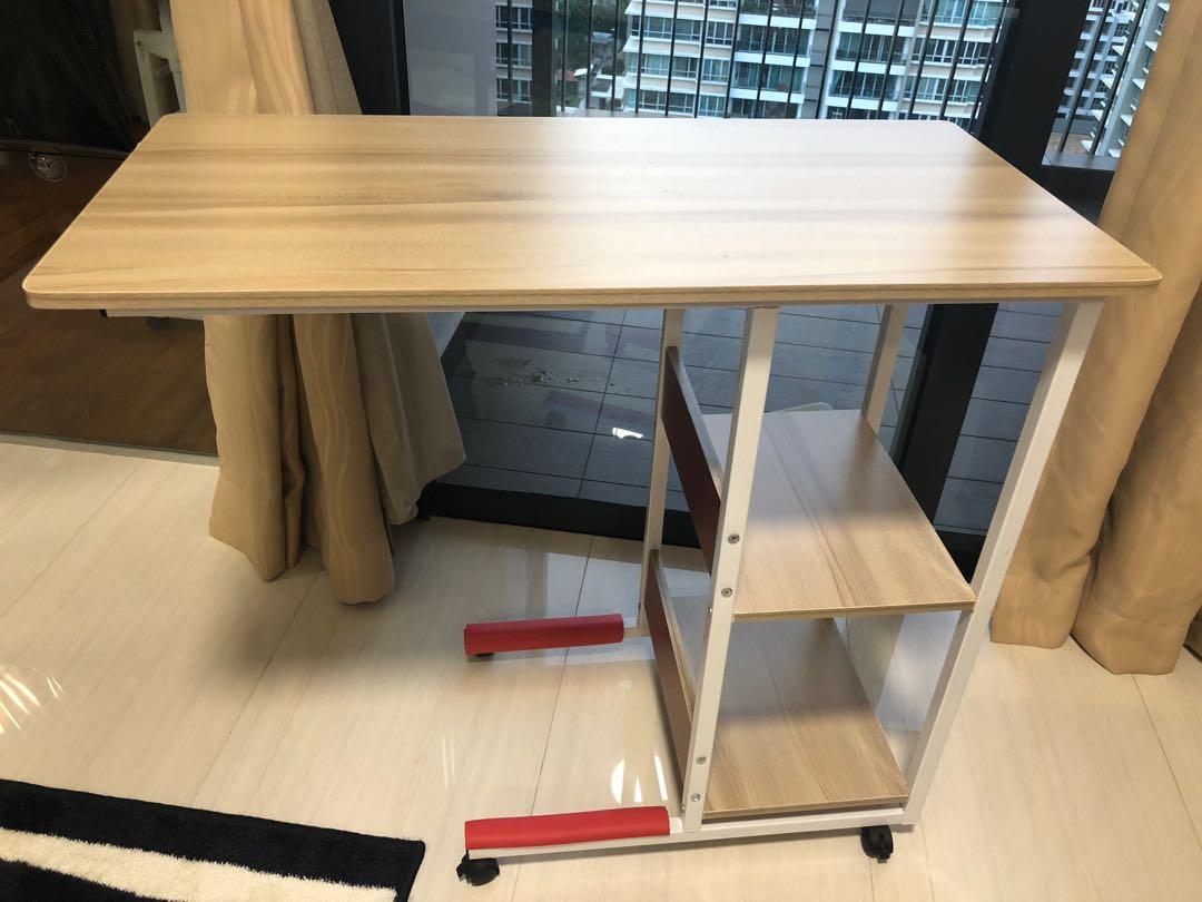 Side computer table, Furniture & Home Living, Furniture, Tables & Sets ...