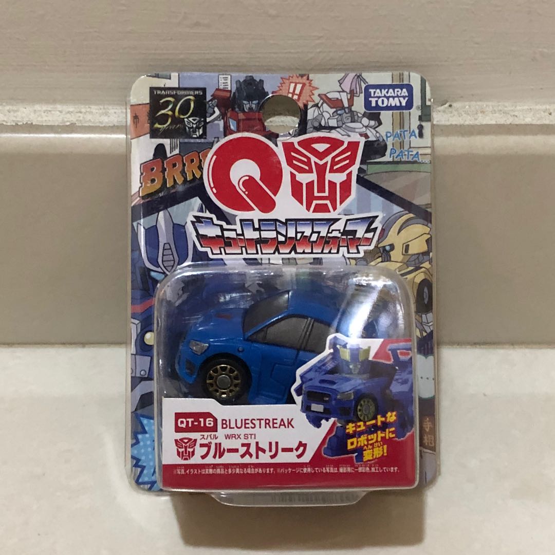 Takara Tomy Transformers Choro Q QT-16 JDM Bluestreak Subaru WRX STI ...