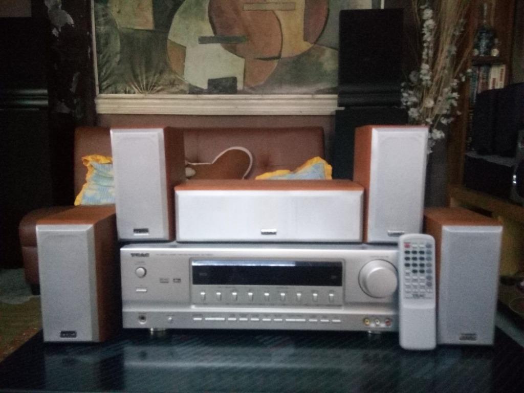 TEAC AV Receiver Amplifier w/ Speakers Remote Radio (220/230V/Not ...