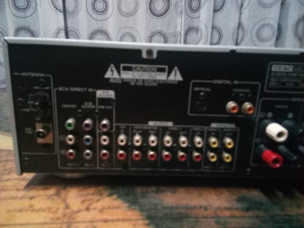 TEAC AV Receiver Amplifier w/ Speakers Remote Radio (220/230V/Not ...