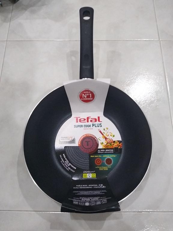 Tefal 26cm Nonstick Super Cook Wokpan, Furniture & Home Living, Kitchenware & Tableware ...