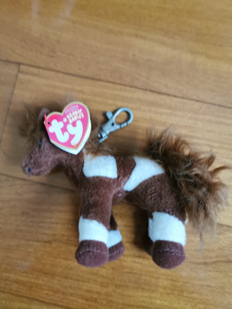 TY Beanie Babies Horse KeyChain, Hobbies & Toys, Toys & Games on Carousell