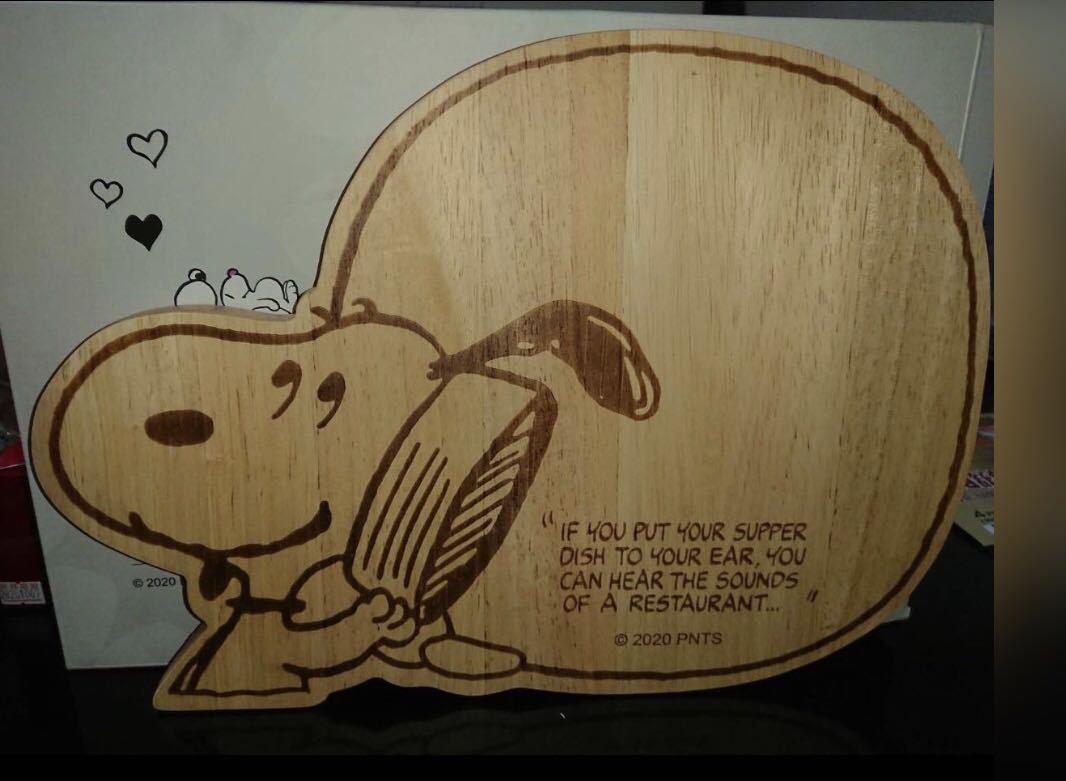 Vintage Peanuts Snoopy Chopping board, Furniture & Home Living ...