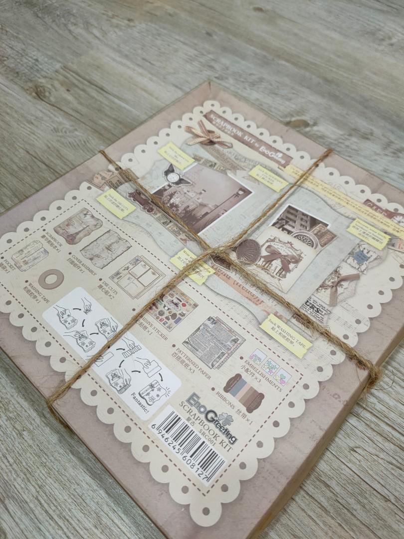 Vintage Scrapbook Kit, Hobbies & Toys, Stationery & Craft, Craft ...