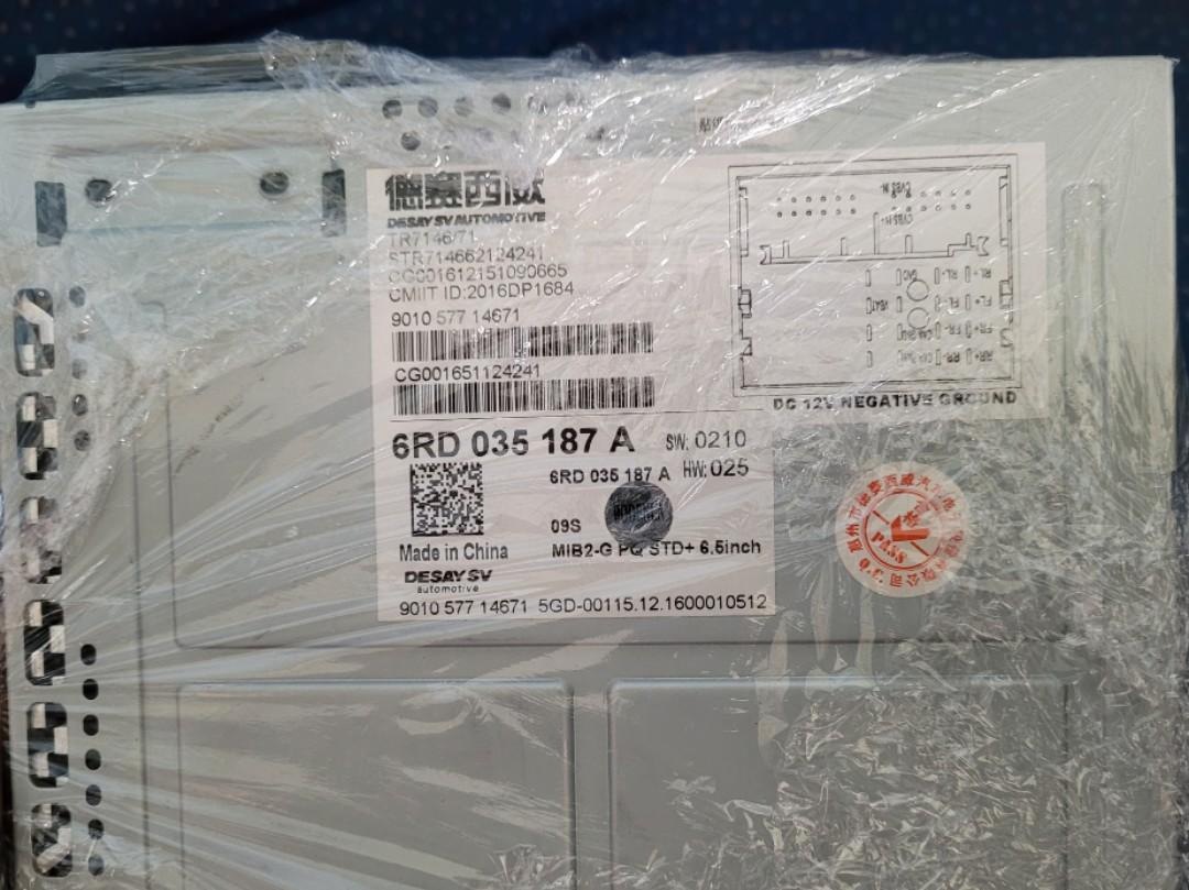 Volkswagen RCD330 Head Unit, Car Accessories, Accessories on Carousell