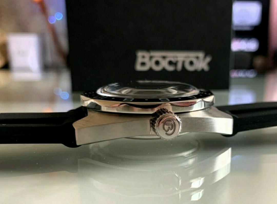 Vostok Amphibia Automatic Dive Grade 200M, Sub dial GMT Batman 24 hour ...