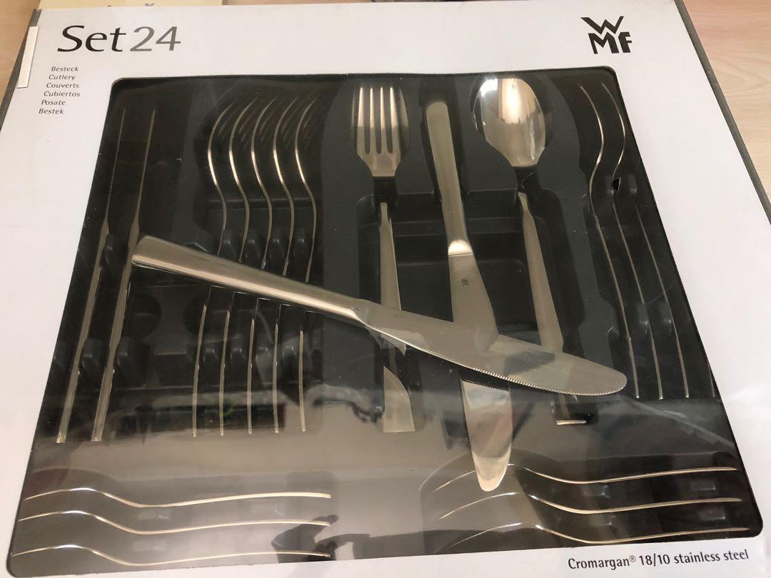 WMF Cutlery Set 24 pieces, Furniture & Home Living, Kitchenware ...