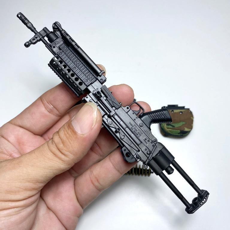 1/6 Scale Damtoys Navy Seal MG Shorty Machine Gun for 12" action figure ...