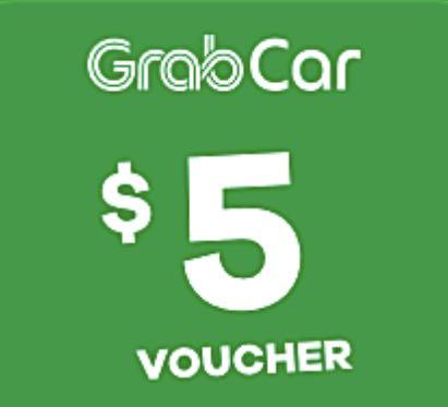 $5 Grab Car Voucher, Entertainment, Gift Cards & Vouchers on Carousell