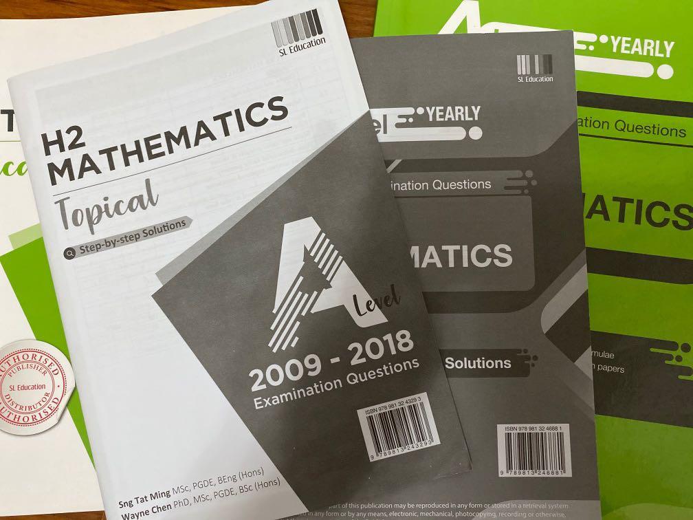 A LEVEL H2 MATH TYS (Yearly & Topical), Hobbies & Toys, Books ...