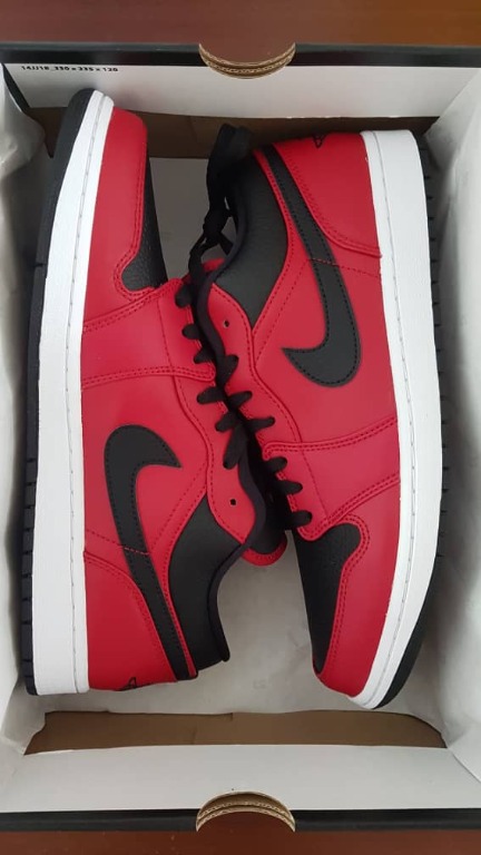 Air Jordan 1 Low 'Gym Red' Inverted, Men's Fashion, Footwear, Sneakers ...
