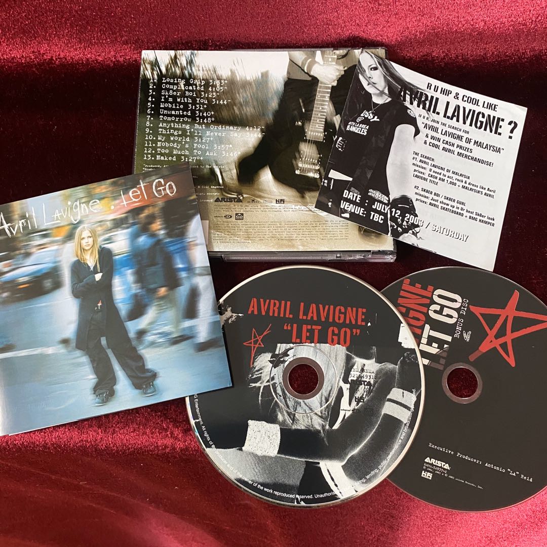 Avril Lavigne - Let Go CD+VCD, 音樂樂器 & 配件, CD's, DVD's, & Other Media ...