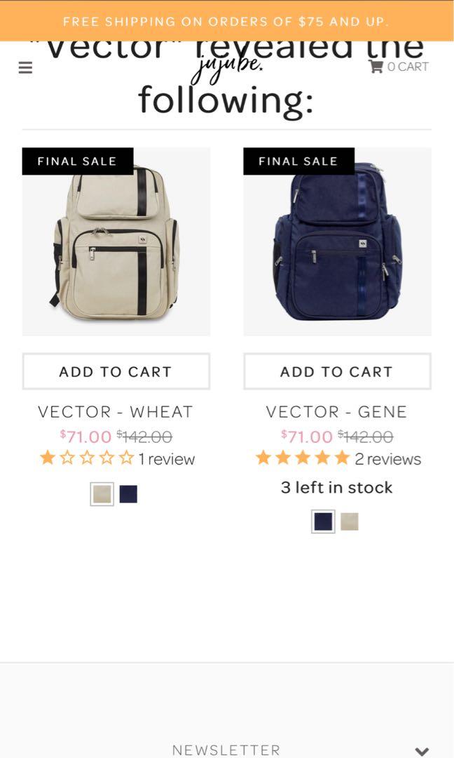 Biggest backpack Jujube Vector in Carbon Black, Babies & Kids ...