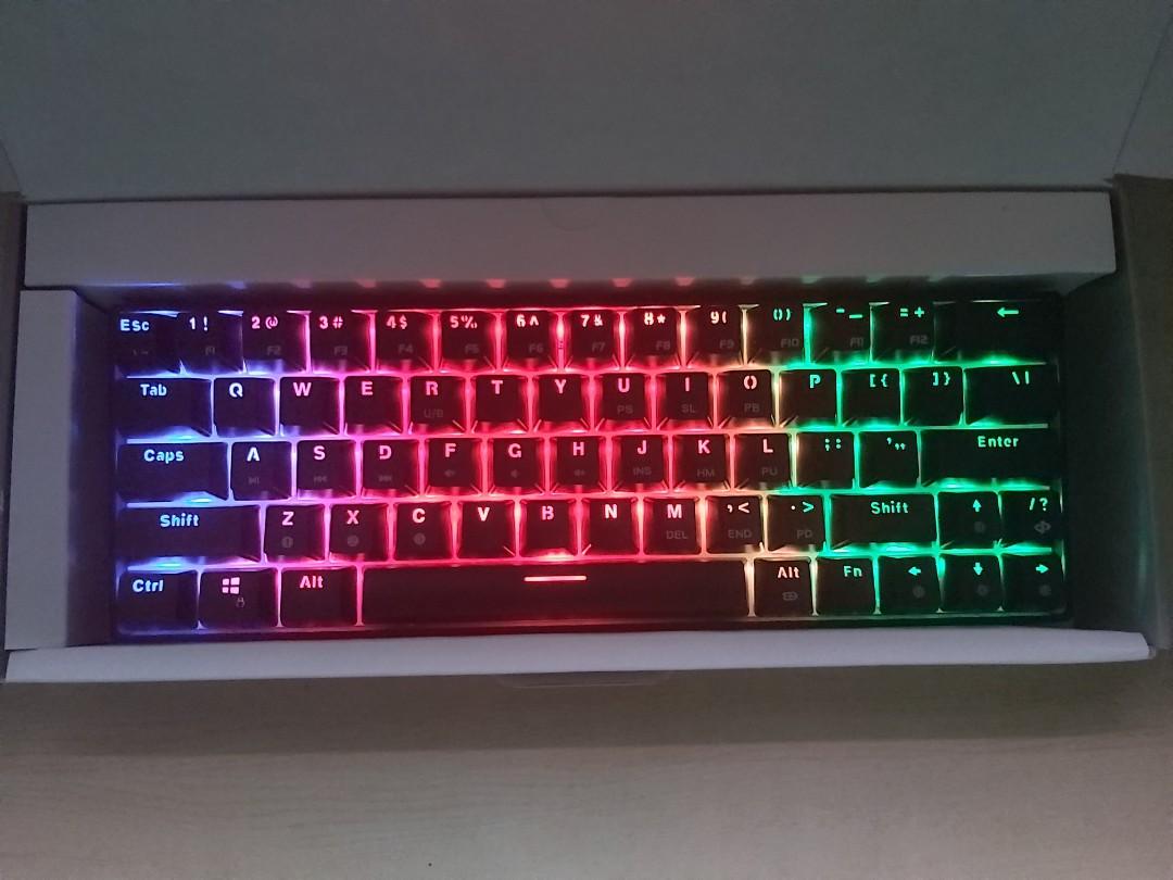BNIB DIERYA DK63 65% wireless bluetooth RGB mechanical gaming keyboard, Computers & Tech, Parts ...