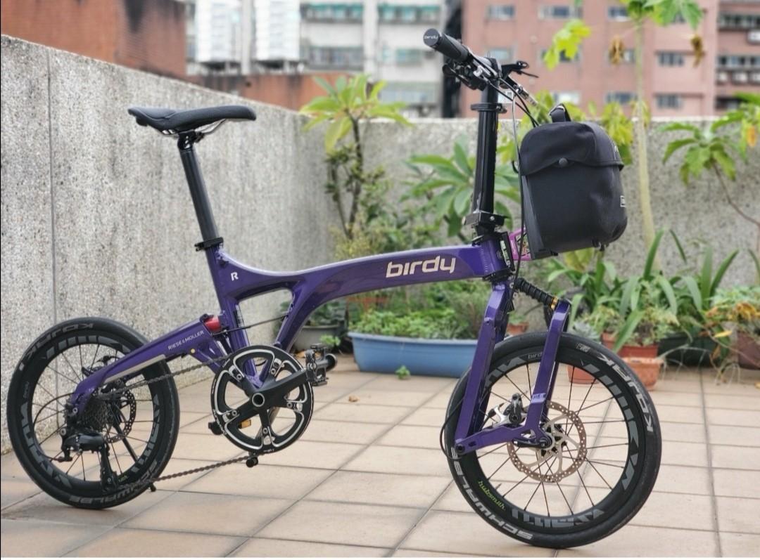 Brompton Bag Front Carrier Block Lug Adapter for BIRDY (H&H) in black ...