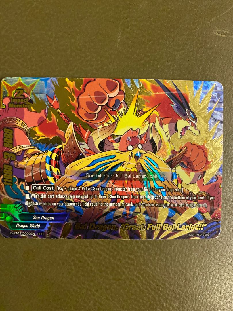 BuddyFight Bal Dragon Impact Monster, Hobbies & Toys, Toys & Games on ...