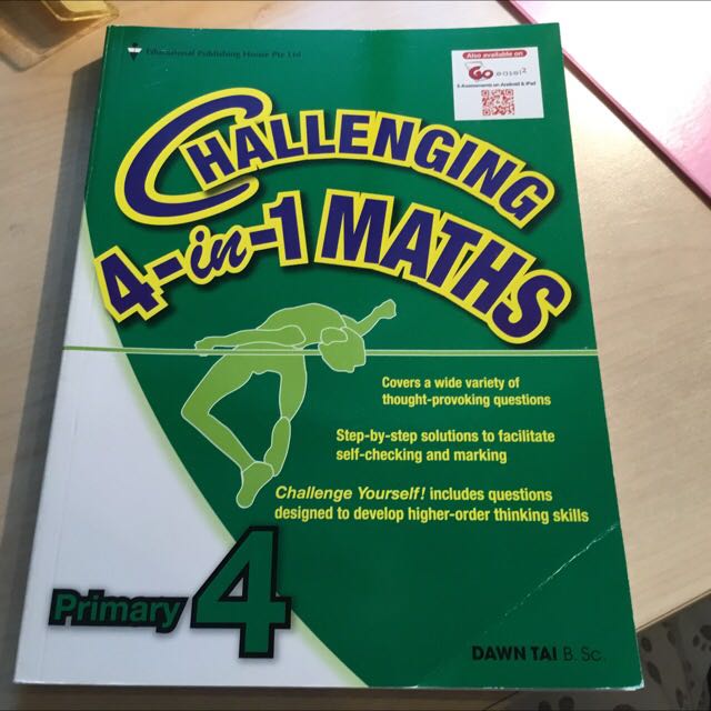 Challenging 4 in 1 maths P4 Assessment Book, Hobbies & Toys, Books ...