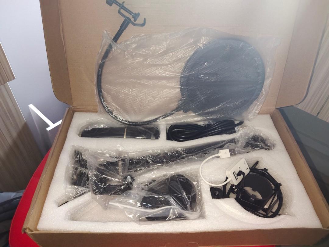 condeser mic full set, Audio, Microphones on Carousell