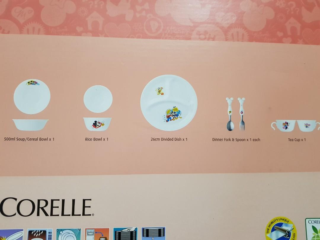 Corelle Disney Kids Set - Mickey, Babies & Kids, Nursing & Feeding ...
