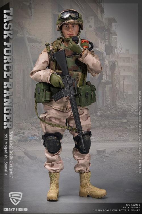 Crazy Figure - LW001 - 1:12 Scale Figure - Chalk Leader 75th Ranger ...