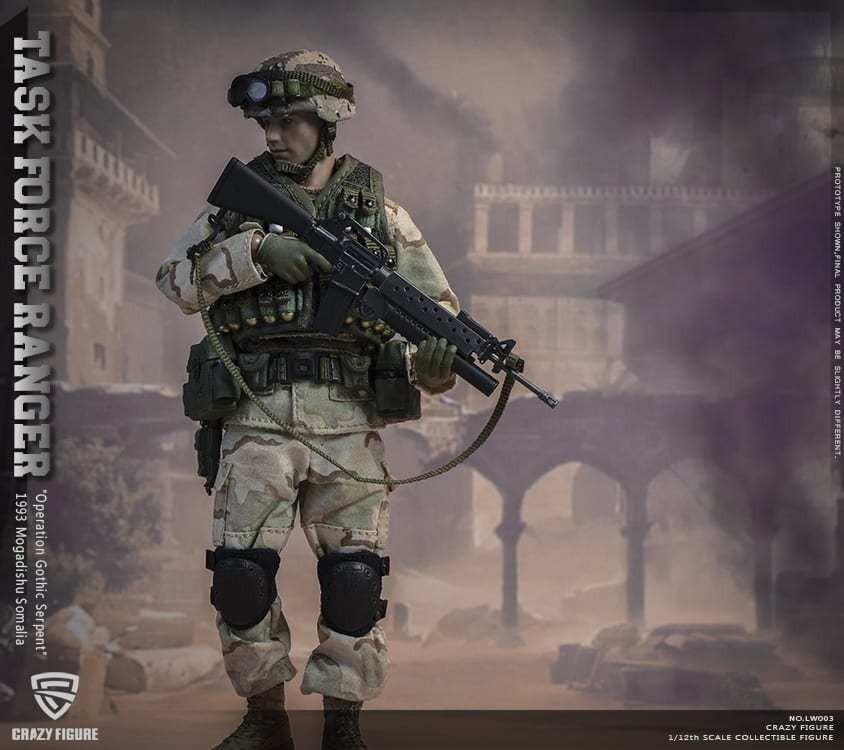 CRAZYFIGURE LW003 US MILITARY 75TH RANGERS REGIMENT - GRENADIER "Grimes ...