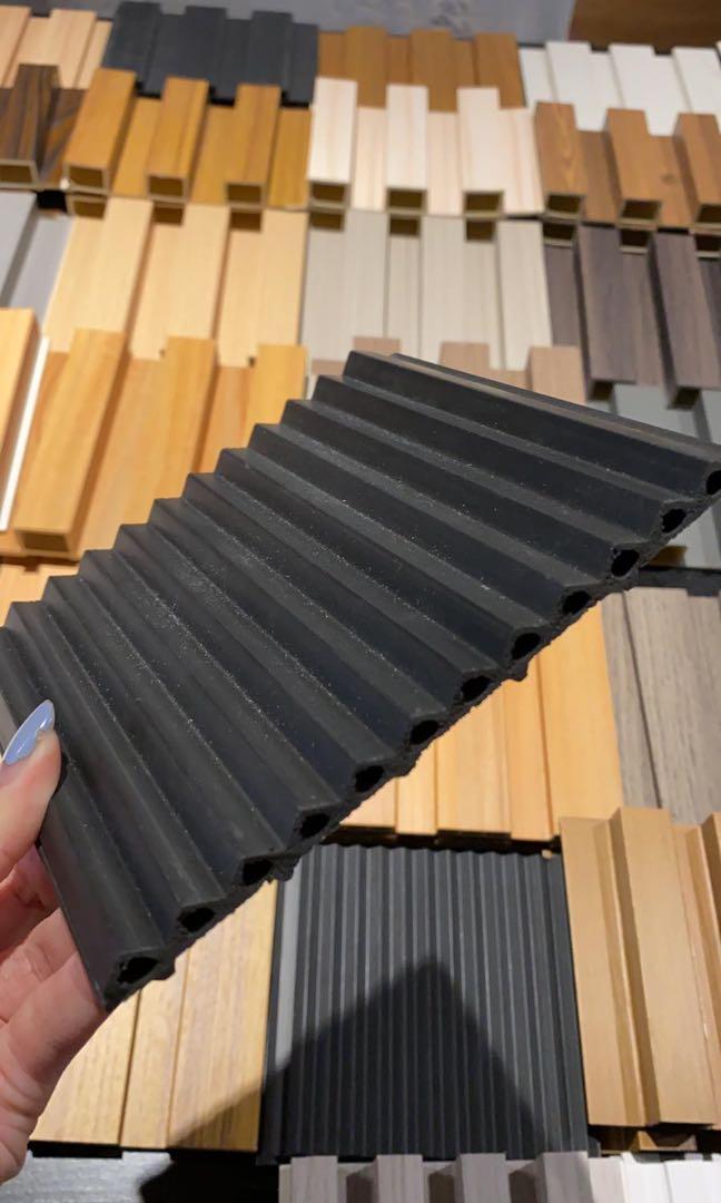 Design Vault™️ - Room Divider Wall Partition Wooden Fluted Panel ...