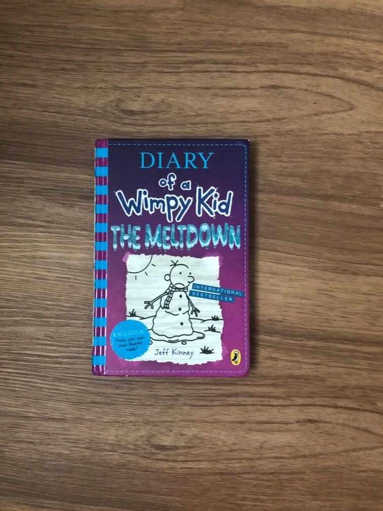 Diary Of A Wimpy Kid- meltdown hardcover book, Hobbies & Toys, Books ...