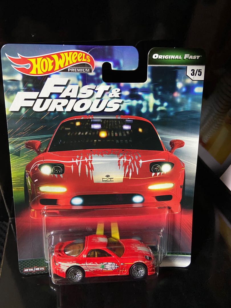 Fast and furiuos hotwheel dominic toretto mazda rx7, Hobbies & Toys ...