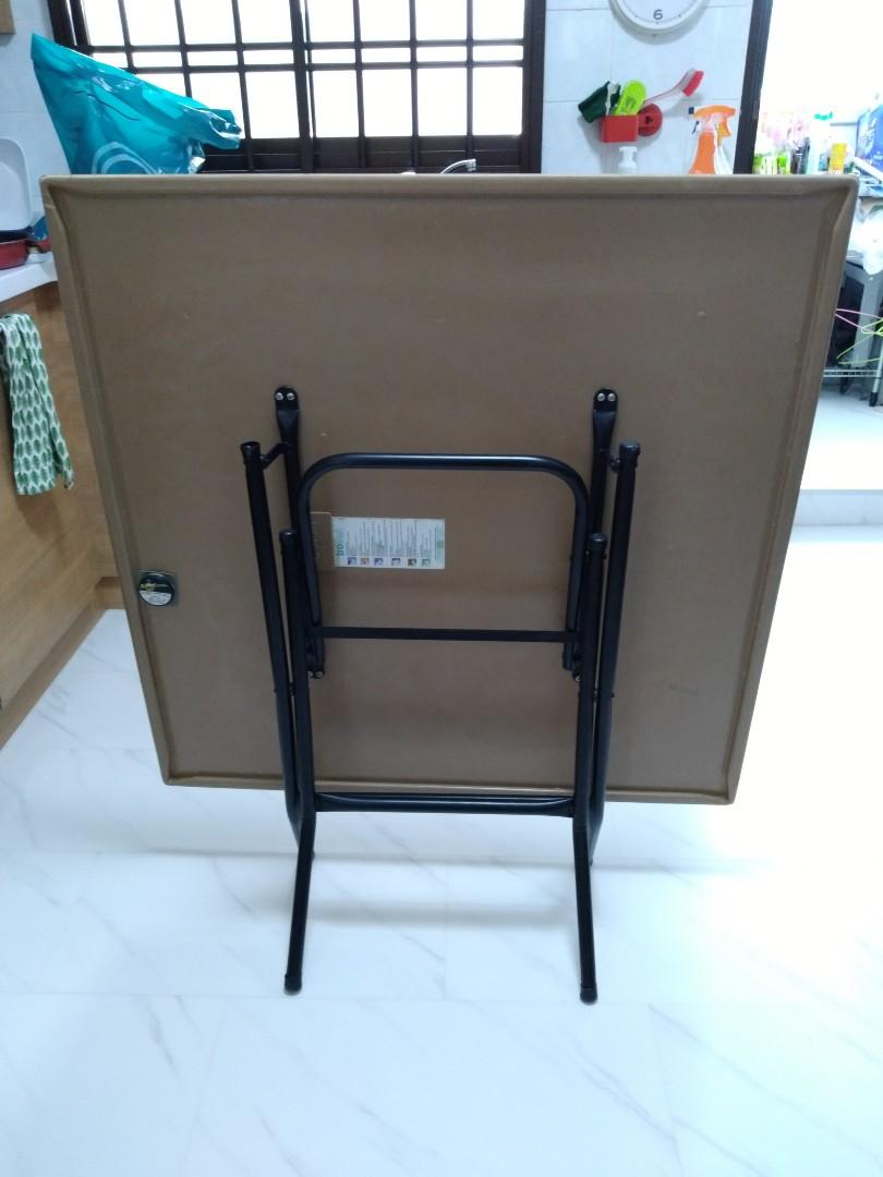 Foldable tables 2 units, Furniture & Home Living, Furniture, Tables ...