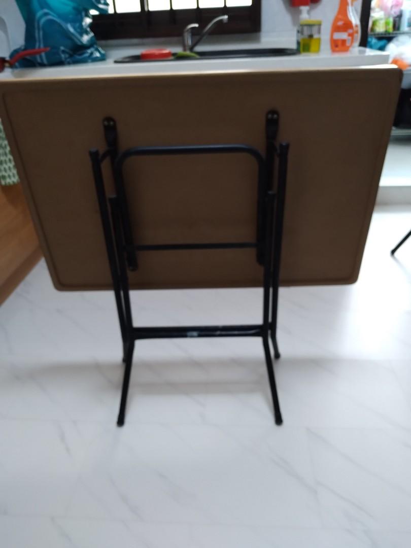 Foldable tables 2 units, Furniture & Home Living, Furniture, Tables ...