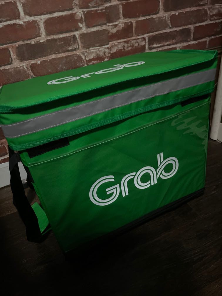 GrabFood Delivery Rider Bag, Sports Equipment, Bicycles & Parts, Parts ...