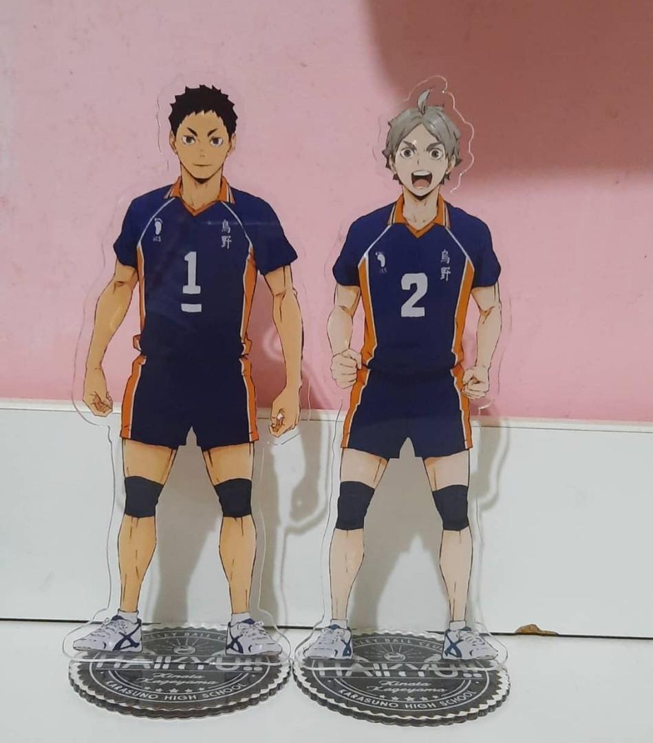 Haikyuu Sugawara and Daichi acrylic stand + Daichi and Sugawara banner ...