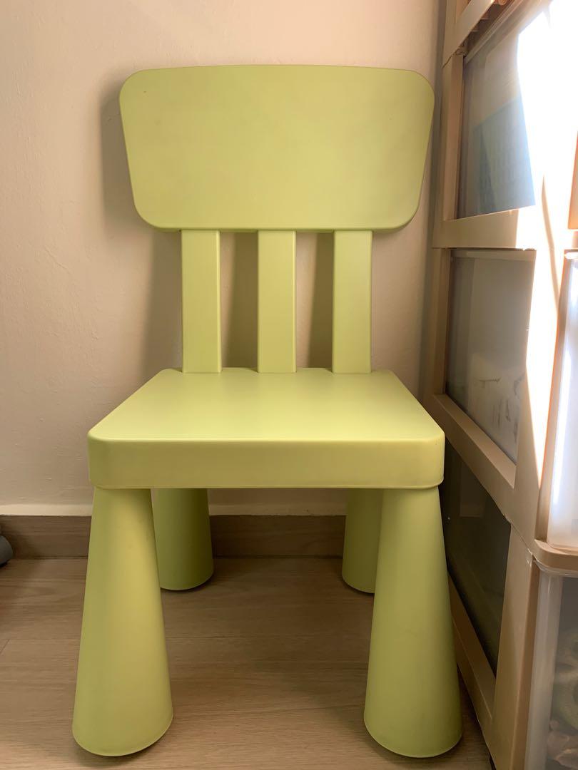 Ikea Alrik swivel chair with free small ikea chair, Furniture & Home ...