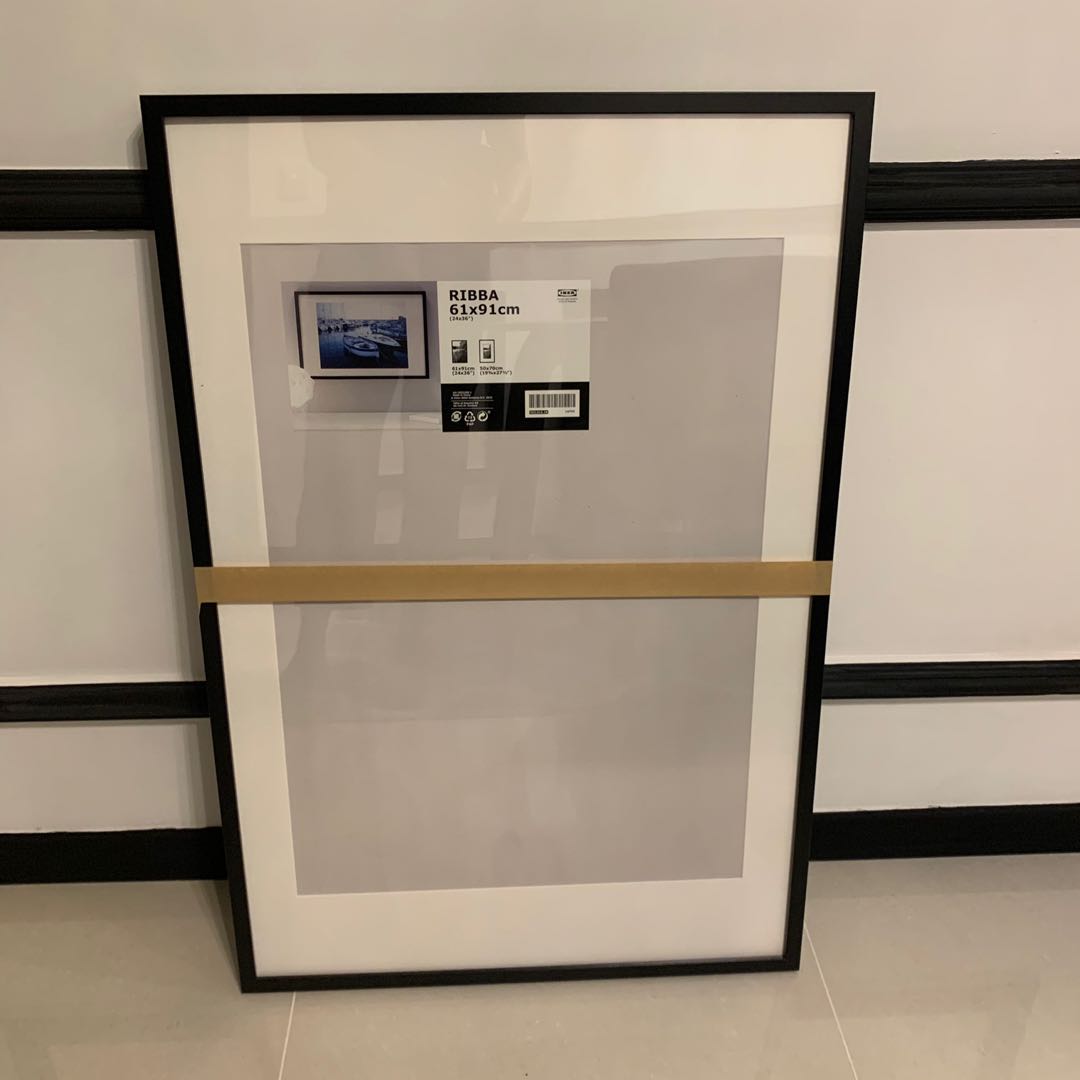IKEA Ribba Photo Frame (Black), Furniture & Home Living, Home Decor ...