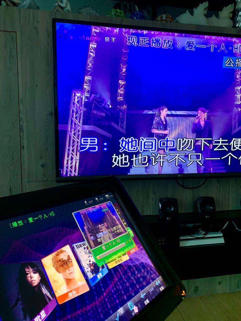 InAndon KV-800SH 音王點歌機 連觸摸屏幕顯示屏w/ Touch-screed Display, 家庭電器, 電視 & 其他娛樂 ...