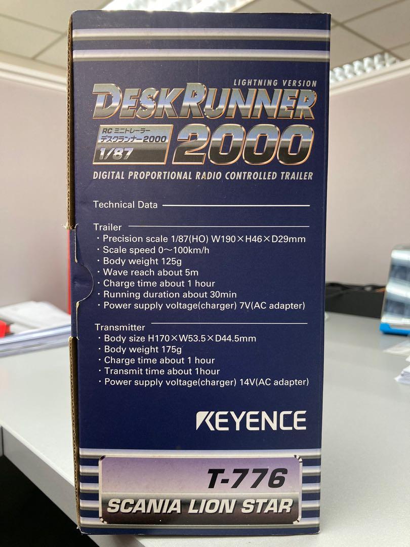 Keyence DeskRunner 桌上遙控車 貨櫃車 1:87, 興趣及遊戲, 收藏品及紀念品, 明星周邊 - Carousell
